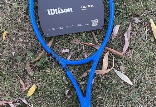 Ракетка Wilson Ultra 100L Neon Blue