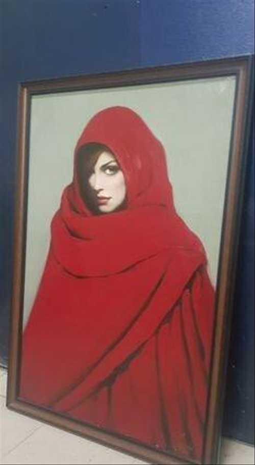 Картина "Женщина в красном" автор Taras Loboda