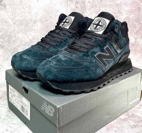 Кроссовки New Balance 574 Stone Island зимние