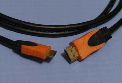 Кабель mini hdmi - hdmi v 2.0 1.7m