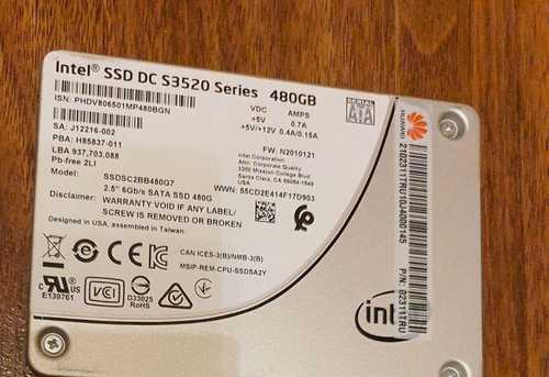 SSD Intel DC S3520 480GB SATA 6Gb/s 2.5"