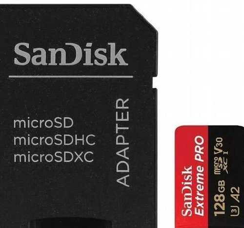 Карта памяти SanDisk Extreme Pro 128GB microsdxc