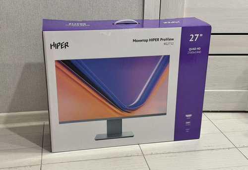 Проф. Монитор Hiper 27" 2К QHD IPS (Гарантия)