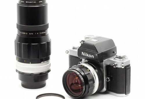 Набор Nikon F2 + Nikkor 2/35 non Ai + Nikkor 4/200