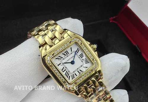 Cartier 22 mm с камнями премиум panthere часы новы