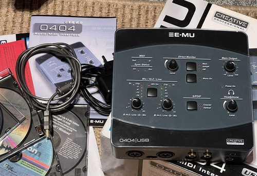 E-MU 0404 USB звуковая карта внешняя