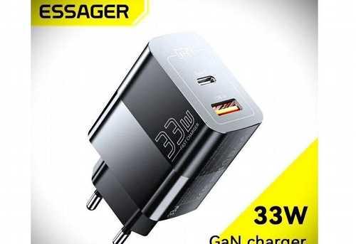 Новая быстрая Зарядка Essager 33w 5v/9/12/15/20v