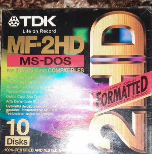 Новые дискеты TDK MF-2HD
