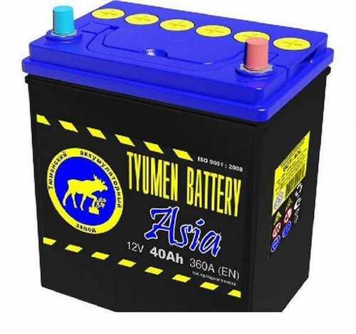 Аккумулятор 40А/ч 400А tyumen battery asia 40