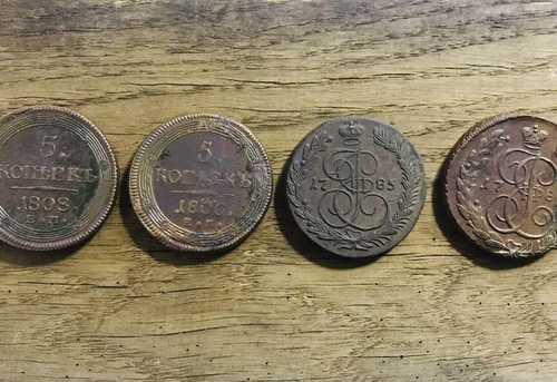 Монеты царские медные