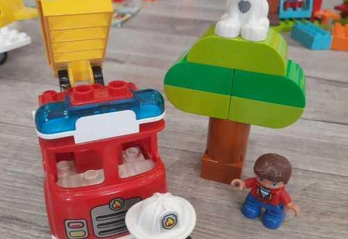 Lego duplo 10901. Пожарная машина