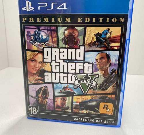 Игровые диски. Sony Playstation 4 Grand Theft Auto V (GTA 5)