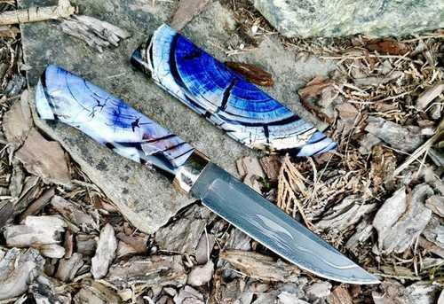 Подарочный нож из мозаичного дамаска
