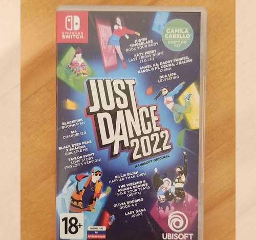 Картриджа just dance 2022 для Nintendo switch