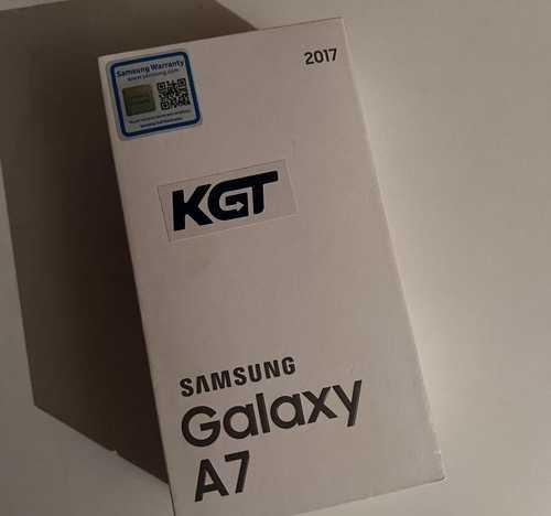 Коробка от Samsung A7 из ОАЭ