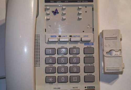 Телефон Panasonic kx-ts27mx-w, две линии