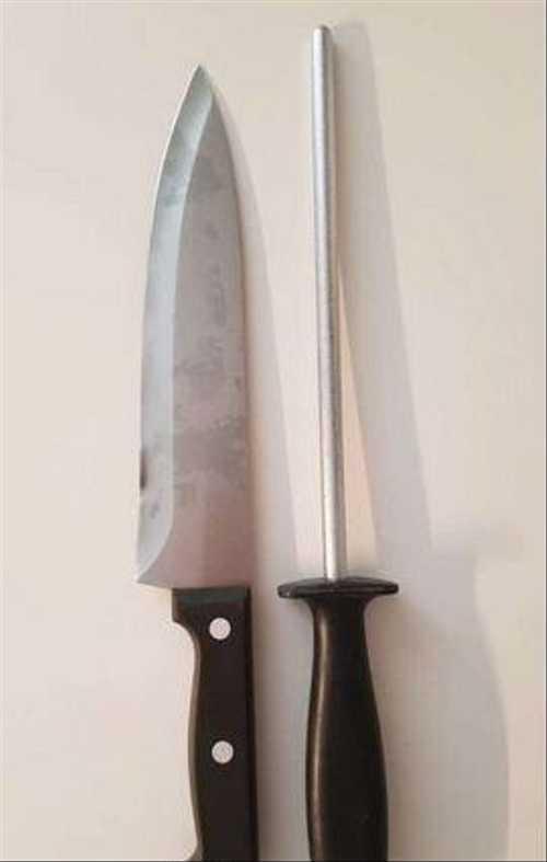 Нож Zepter 30 см и мусат из набора Rostfrei