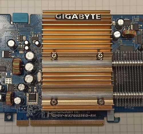 Видеокарта gigabyte gv-nx76g256d-rh