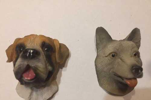 Керамические фигурки - магнитики различных собак