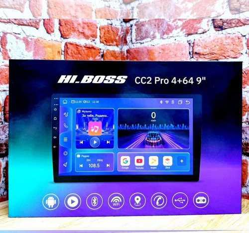 Магнитола Hi.Boss CC2 Pro 4/64