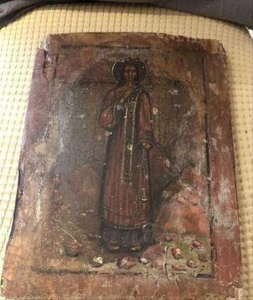 Старинная икона Св. Муч. Стефан