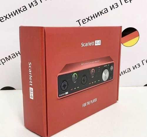 Звуковая карта focusrite Scarlett 4i4 3rd Gen