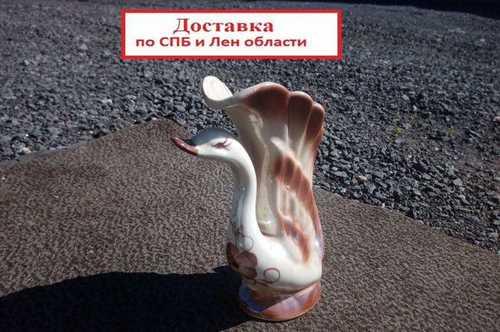 Фарфоровая статуэтка Лебедь СССР