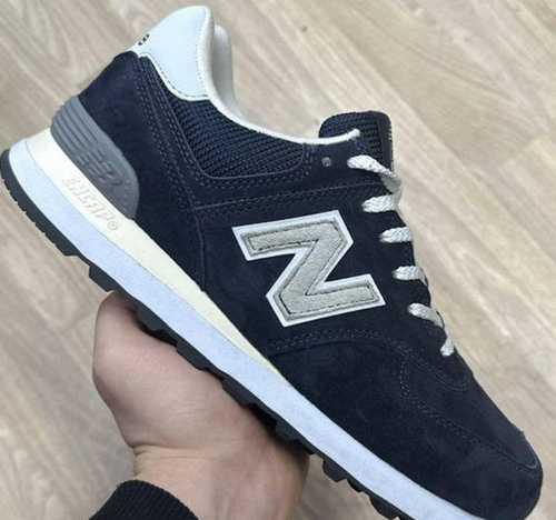 Кроссовки New balance 574 classic сине-чёрные