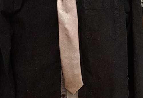 Рубашки 2шт и галстук на мальчика(116-122)