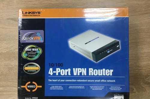 VPN Маршрутизатор Cisco-Linksys RV042