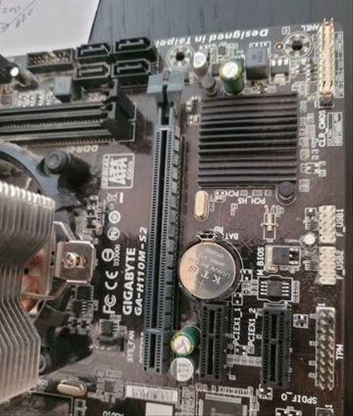 Связка gigabyte GA H 110M S2PV и процессор i5 6400
