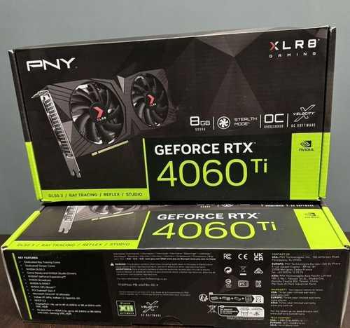 Видеокарта PNY RTX 4060 Ti verto OC 8GB gddr6