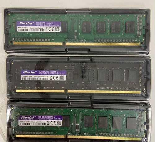 Оперативная память Plexhd ddr3 8 gb