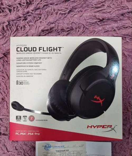 Беспроводные наушники hyperx cloud flight