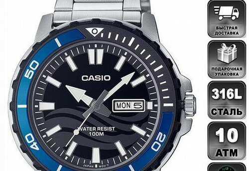 Мужские часы Casio Collection MTD-125D-1A2