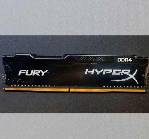 Оперативная память ddr4 Kingston Hyperx fury Black