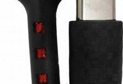 USB Кабель Type-C Carbon, TPU, 2.4A, Красный, 1 м