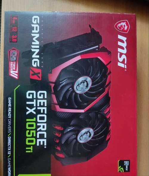 Видеокарта MSI gtx 1050 ti 4gb