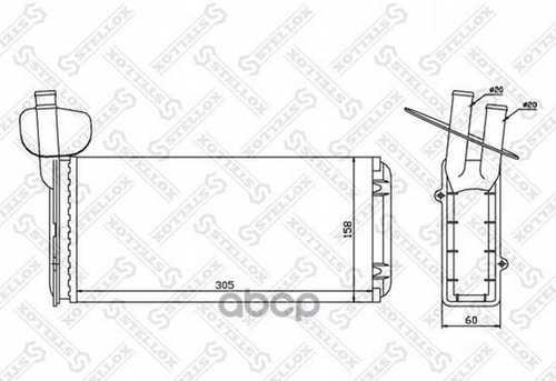 Радиатор отопителя (печки) VW T4 90- без AC 103