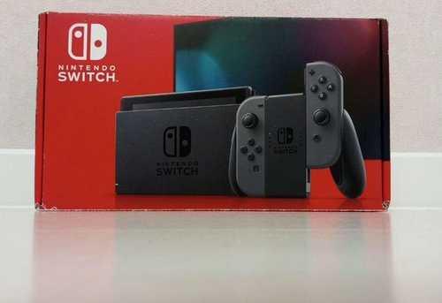 Nintendo switch на 32 гб. Серого цвета