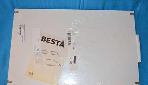 Полка Бесто IKEA 56х36 см белая 702.994.74
