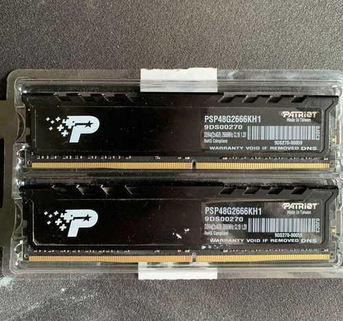 Оперативная память ddr4 8gb 2666 patriot