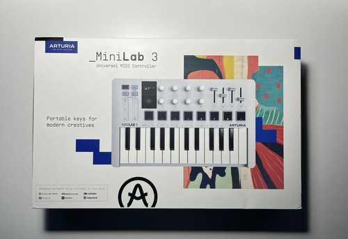 Midi-клавиaтуpa Arturia Minilab 3 новая + софт