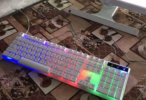 Клавиатура и мышка с подсветкой