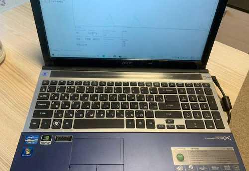 Ноутбук Acer Aspire 5830tg GTX 540M 2GB, 6GB DDR3