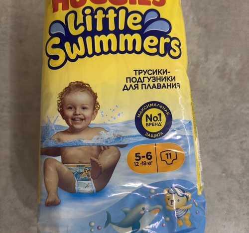 Подгузники для плавания huggies little swimmers