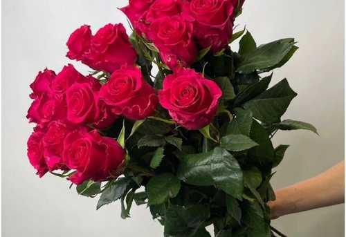 Высокие розы, розы Эквадор, букет роз