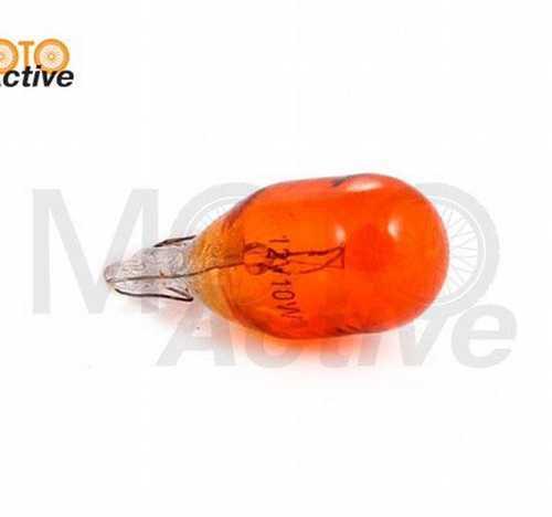Лампа поворота T13 12V 10W без цоколя желтая CN