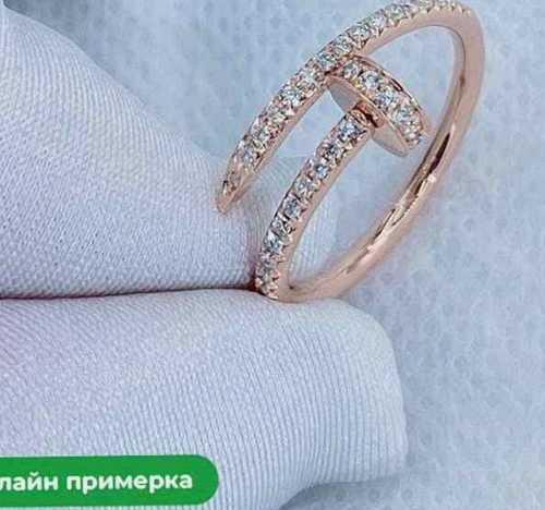 Кольцо Cartier Juste un Clou, розовое золото 0,37ct