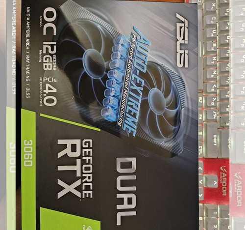 Видеокарта nvidia GeForce RTX3060 asus 12Gb LHR